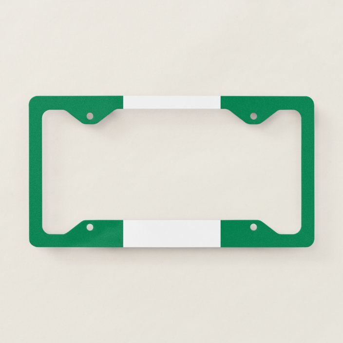 Nigeria Flag License Plate Frame | Zazzle.com
