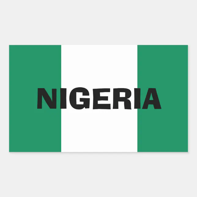 Nigeria* Flag Sticker | Zazzle