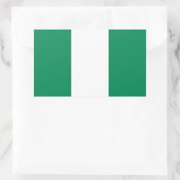 Nigeria/Nigerian Flag Rectangular Sticker | Zazzle