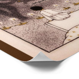 Night is a big dark shadow man poster | Zazzle