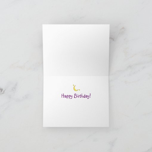 Night Lights, Belated Birthday Card | Zazzle