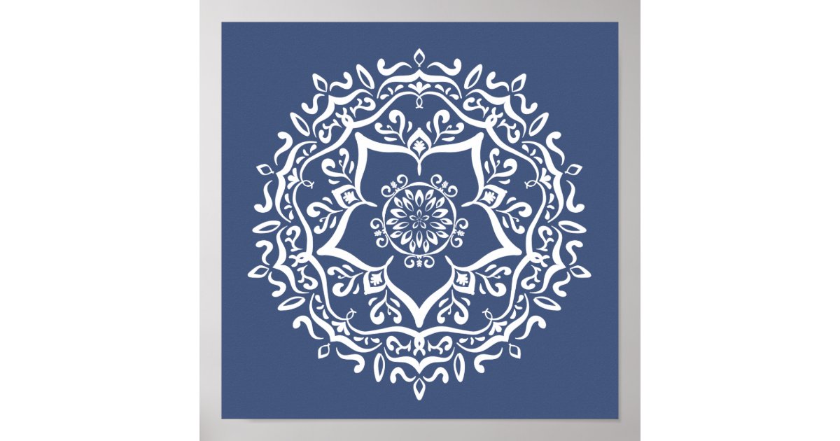 Night Mandala Poster | Zazzle