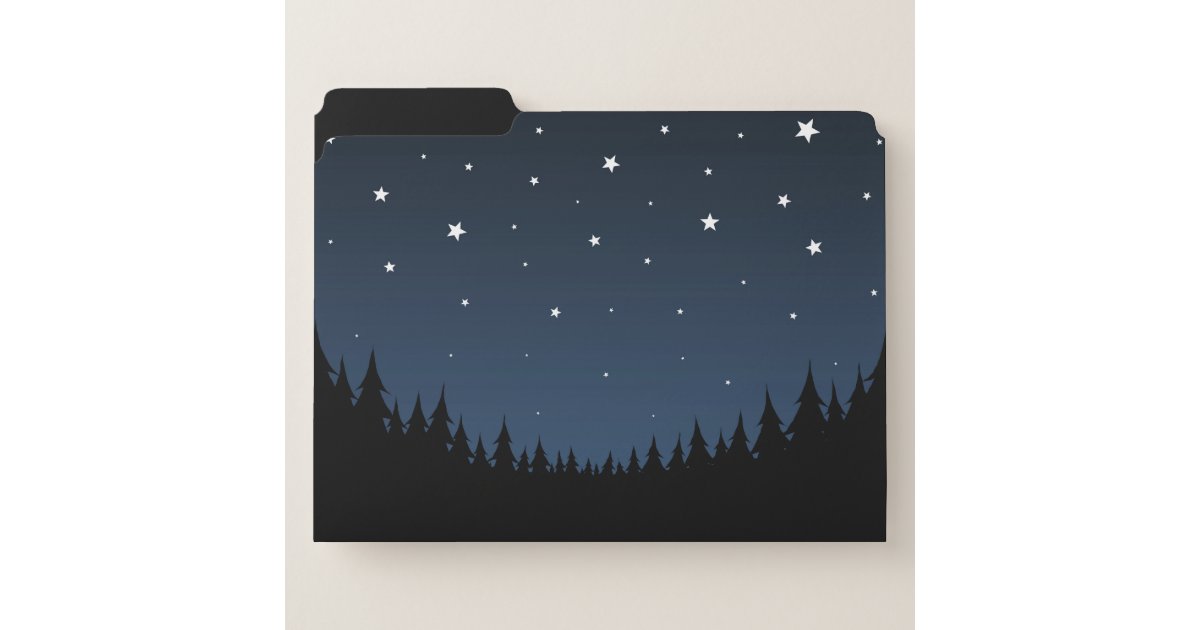 Night sky file folder | Zazzle