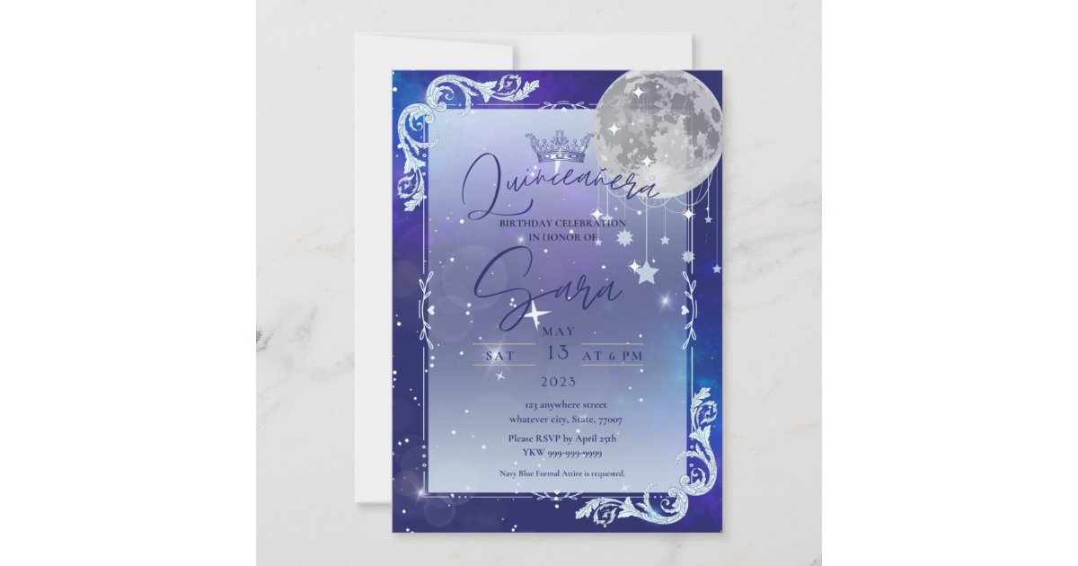 Night Sky Invitation | Zazzle