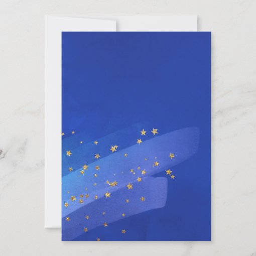 Night Sky Space Stars Fantasy Birthday Party Invitation | Zazzle