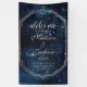 Night Star Sky Celestial Galaxy Wedding Welcome Banner | Zazzle