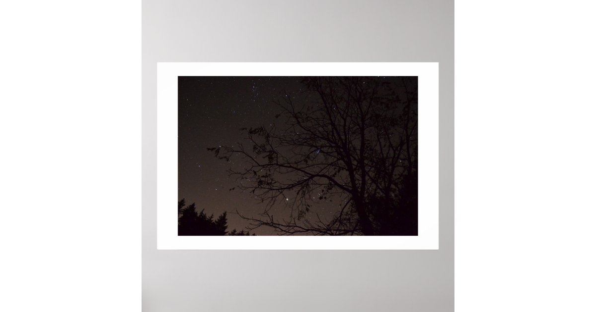 night star sky poster | Zazzle