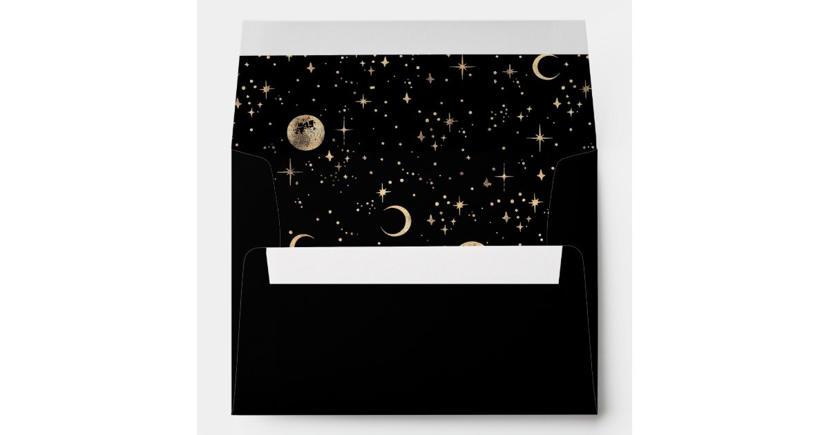 Night Stars Constellation Starry Night Mystical Envelope | Zazzle
