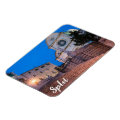 Night view of stairs and church in Split, Croatia Magnet | Zazzle