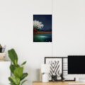 Nightfall at the Lake Poster | Zazzle