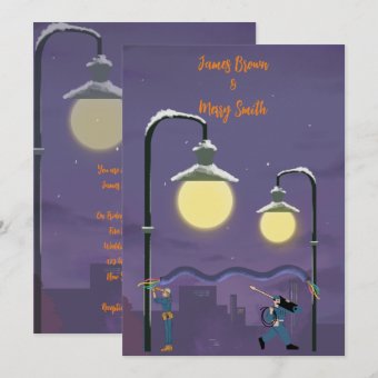 Nightfall Lovecraft wedding Invitation | Zazzle