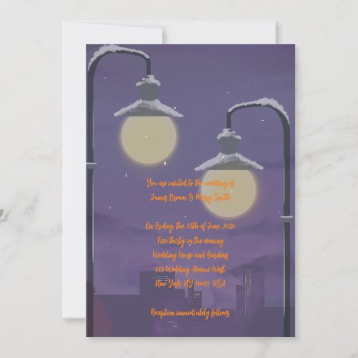 Nightfall Lovecraft wedding Invitation | Zazzle