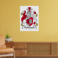 Nightingale Family Crest Poster | Zazzle