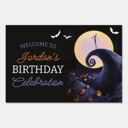 Nightmare Before Christmas Birthday Party Sign | Zazzle
