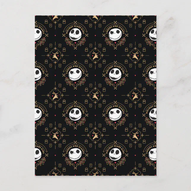 Nightmare Before Christmas | Cheers and Scares Postcard | Zazzle