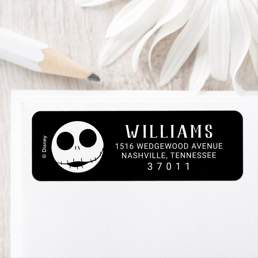 Nightmare Before Christmas First Birthday Label | Zazzle