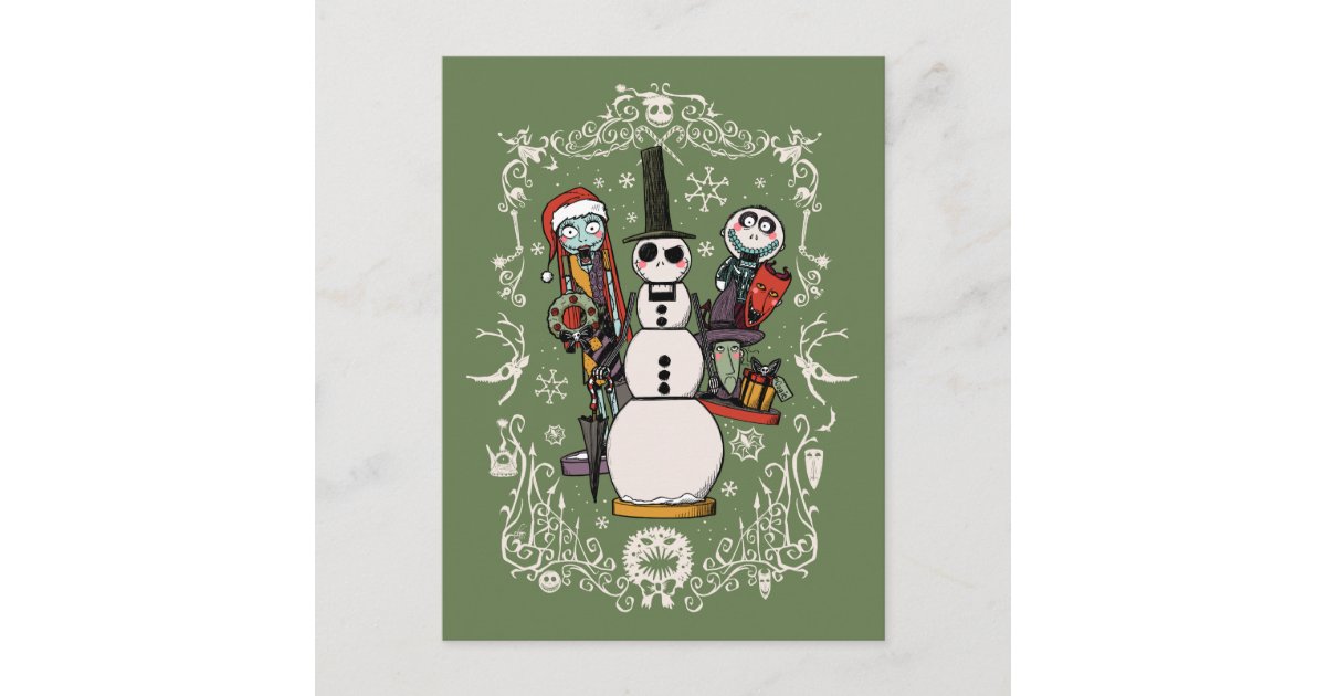 Nightmare Before Christmas | Nutcracker Trio Postcard | Zazzle