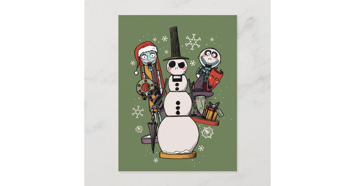 Nightmare Before Christmas | Nutcracker Trio Postcard | Zazzle