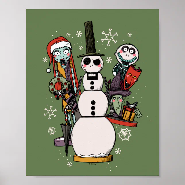 Nightmare Before Christmas | Nutcracker Trio Poster | Zazzle