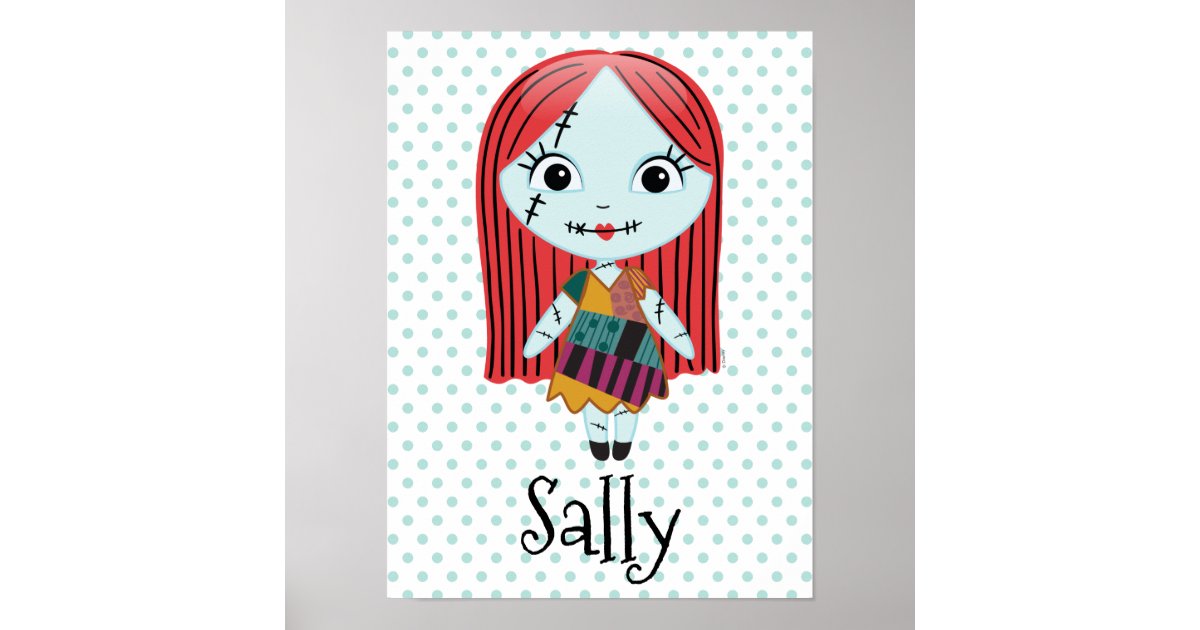Nightmare Before Christmas | Sally Emoji Poster | Zazzle
