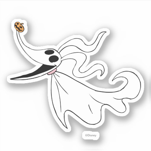 Nightmare Before Christmas | Zero Sticker | Zazzle