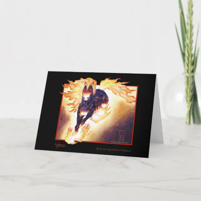 Nightmare Card | Zazzle