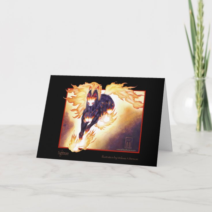 Nightmare Card | Zazzle