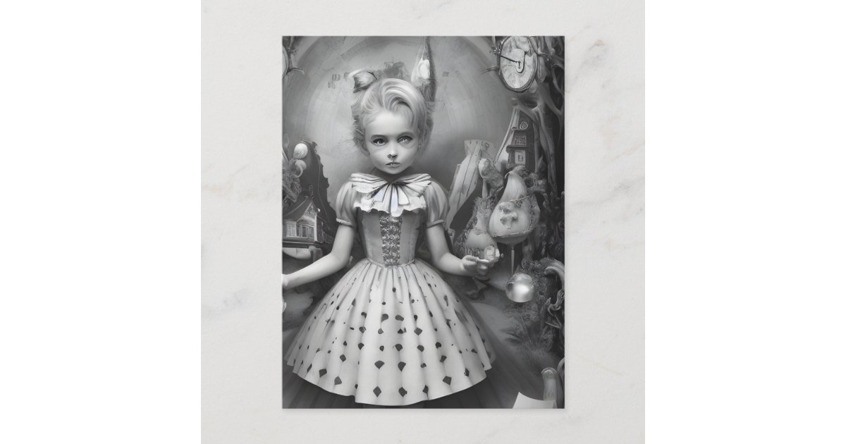 Nightmare in Wonderland Postcard | Zazzle