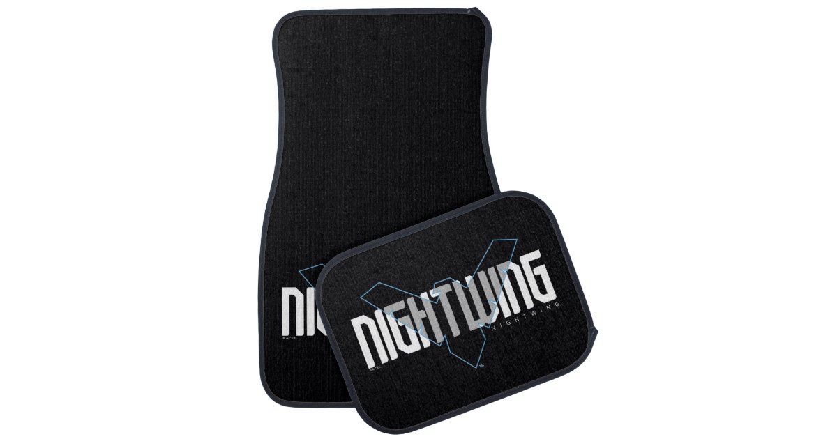 Nightwing Hi-Tech Name Graphic Car Floor Mat | Zazzle