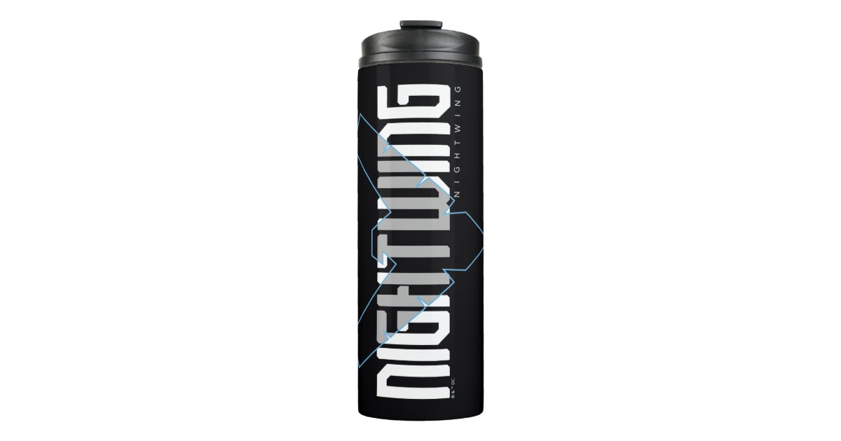 Nightwing Hi-Tech Name Graphic Thermal Tumbler | Zazzle
