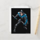 Nightwing with Weapons Postcard | Zazzle
