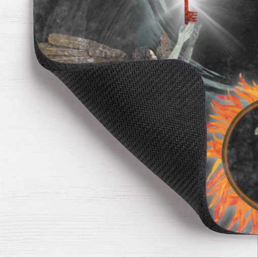 Nigredo Traditional Alchemy Putrefaction Black Sun Mouse Pad | Zazzle