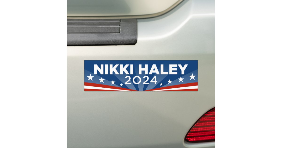 Nikki Haley 2024 Bumper Sticker | Zazzle