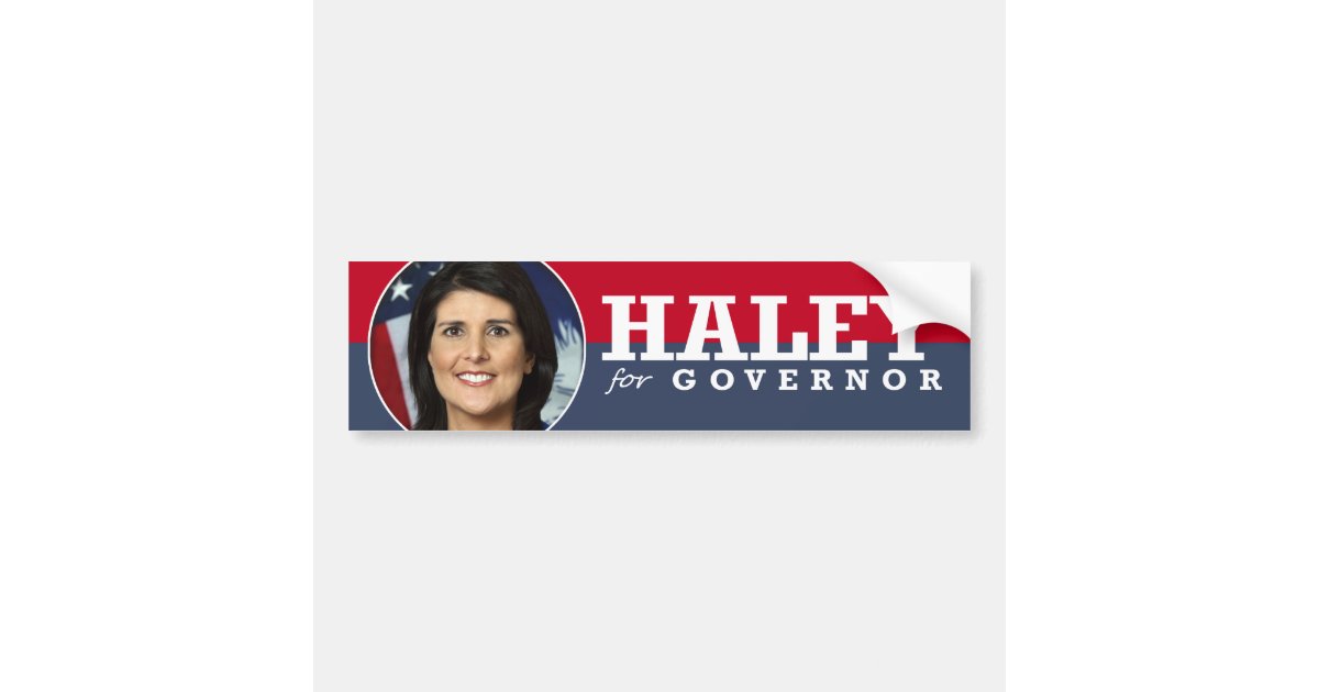 NIKKI HALEY CAMPAIGN BUMPER STICKER | Zazzle