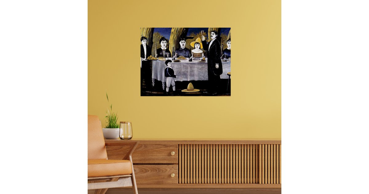 Niko Pirosmani - Family Feast Poster | Zazzle