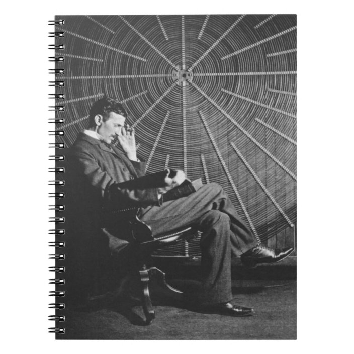 Nikola Tesla,1896 Notebook | Zazzle.com