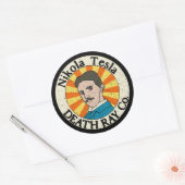 Nikola Tesla Death Ray Co. Stickers | Zazzle
