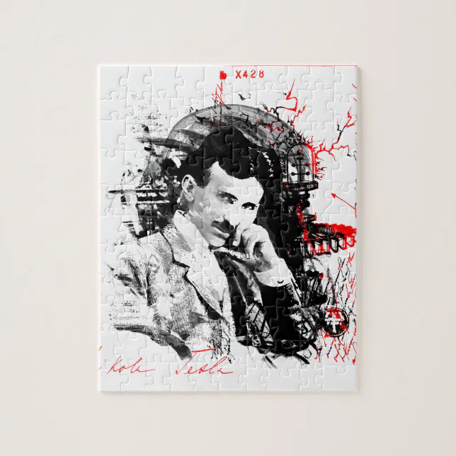 Nikola Tesla Jigsaw Puzzle | Zazzle