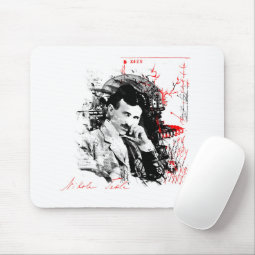 Nikola Tesla Mouse Pad | Zazzle