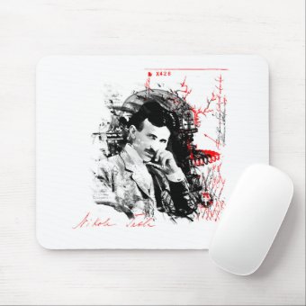 Nikola Tesla Mouse Pad | Zazzle