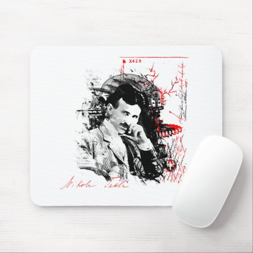 Nikola Tesla Mouse Pad | Zazzle