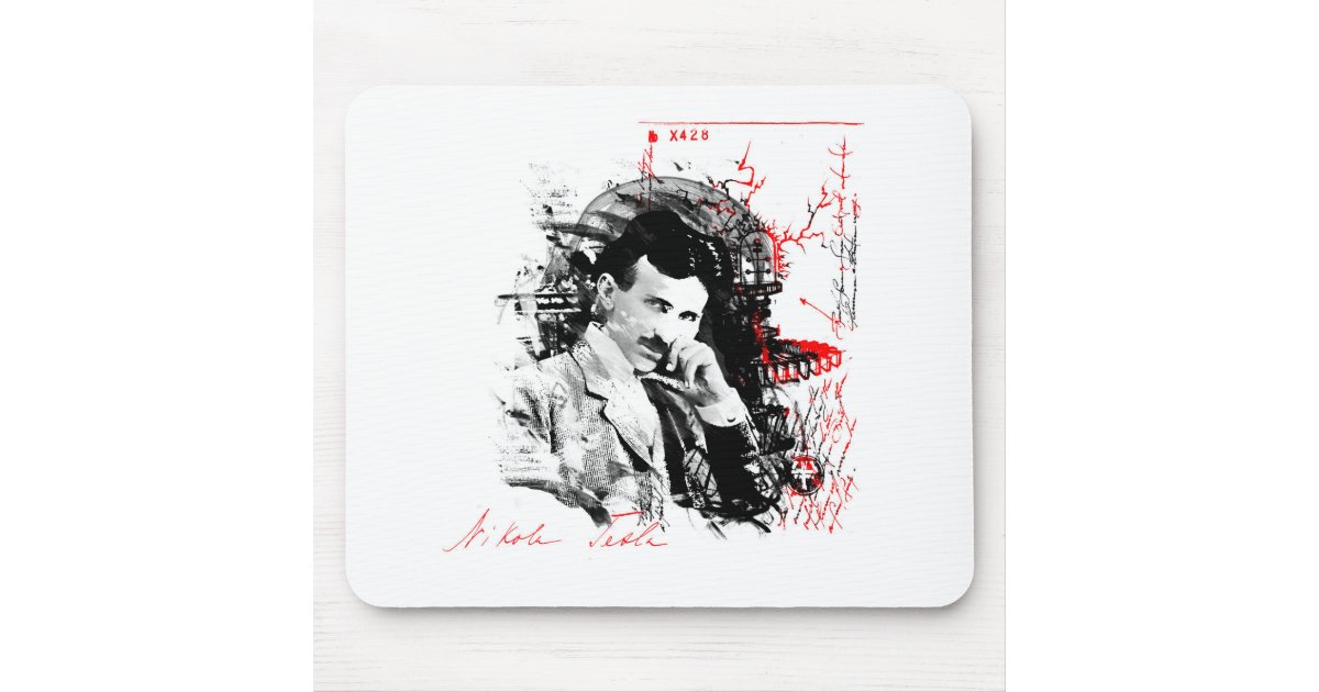 Nikola Tesla Mouse Pad | Zazzle