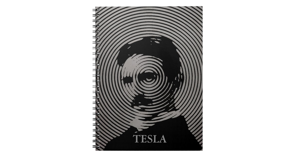 Nikola Tesla Notebook | Zazzle