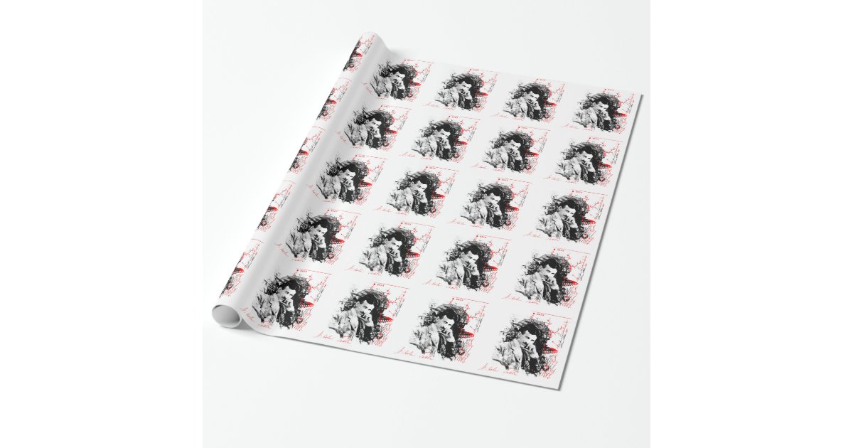 Nikola Tesla Wrapping Paper | Zazzle