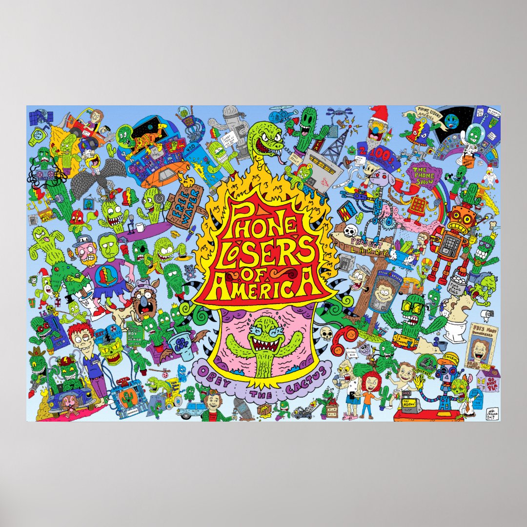 Nik's PLA Poster (blue background) | Zazzle