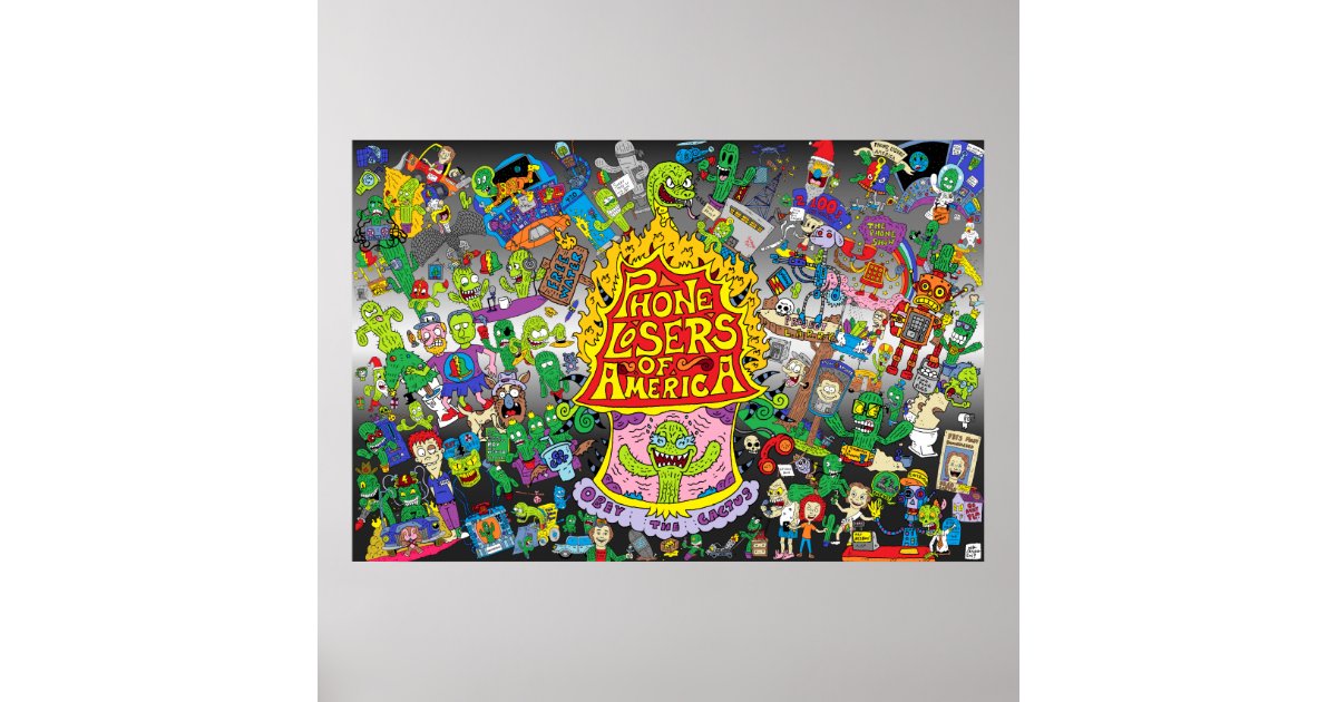 Nik's PLA Poster (grey background) | Zazzle