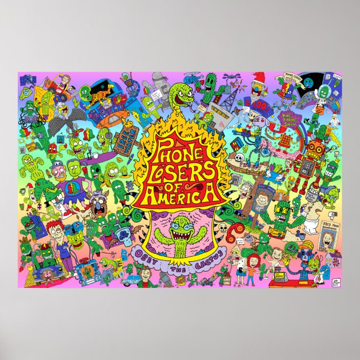 Nik's PLA Poster (multicolor background) | Zazzle.com