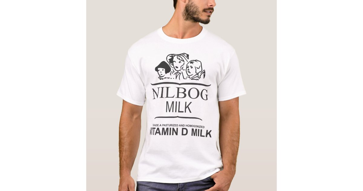 NILBOG Milk Shirt | Zazzle