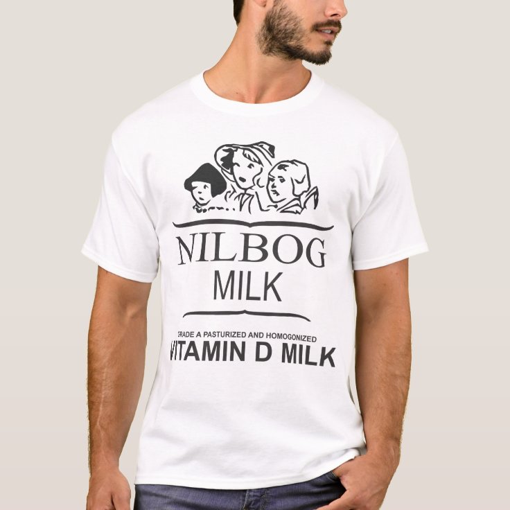 NILBOG Milk Shirt | Zazzle