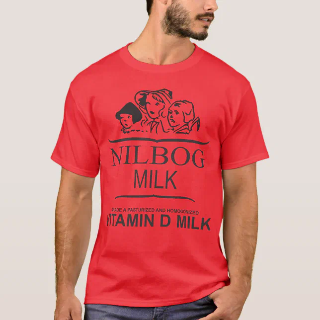 NILBOG Milk Shirt (Special Red Label Edition) | Zazzle